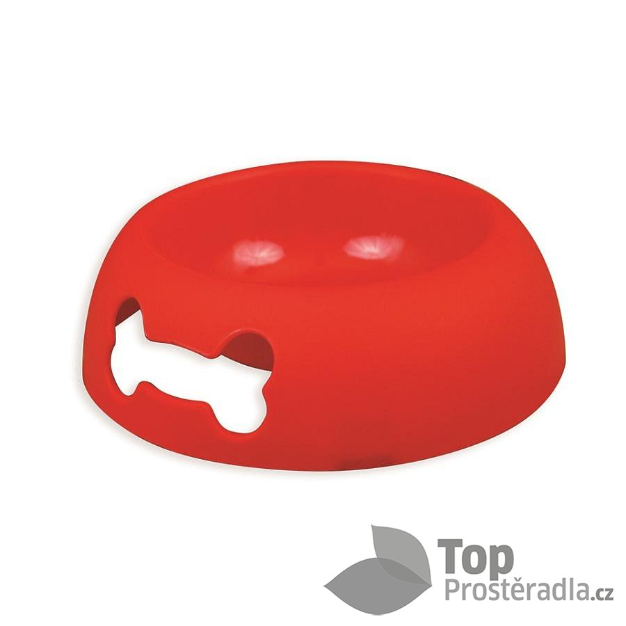 Akinu miska kost pro psa červená 1l :: TopProstěradla.cz