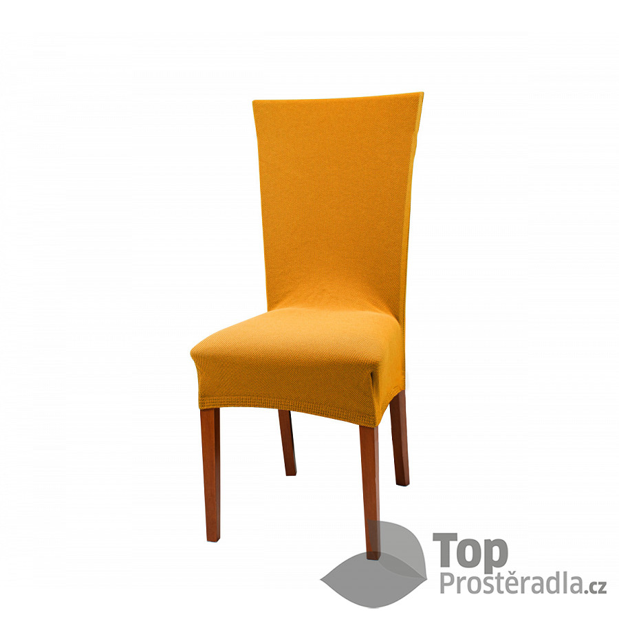 Potah na židli s opěrkou Gisela - Rezavá :: TopProstěradla.cz