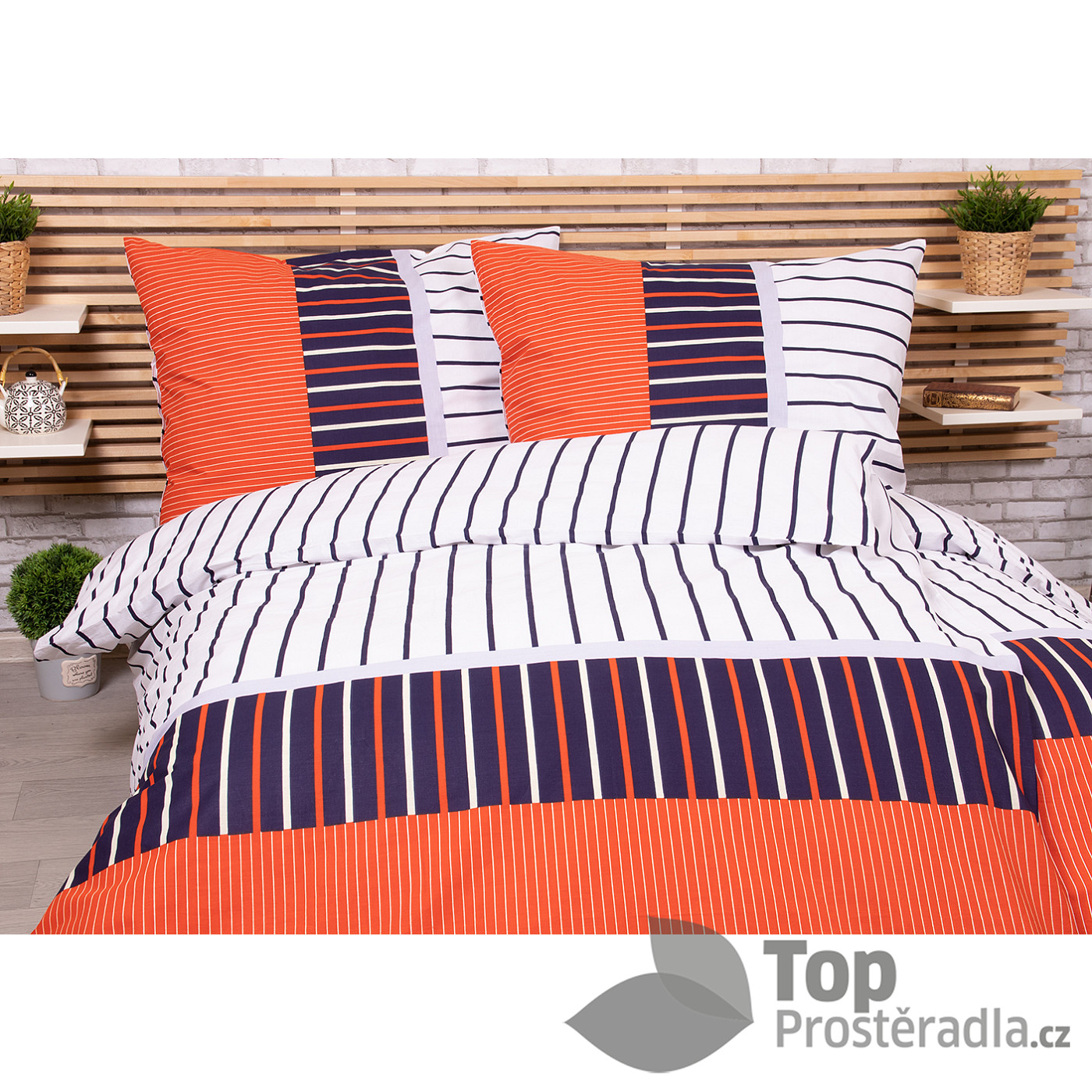 Zvýhodněná sada bavlněného povlečení Exclusive na dvě lůžka 140x200+70x90 Intense ...